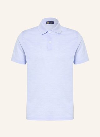 Paul & Shark Paul & Shark Piqu&eacute;-Poloshirt Mit Seide blau