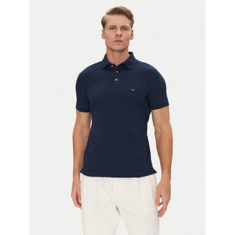 Tommy Hilfiger Poloshirt 1985 MW0MW17771 Dunkelblau Slim Fit