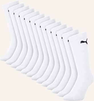 Puma Sportsocken Regular Crew 12-Pack weiss