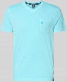 Lerros Regular Fit T-Shirt mit V-Ausschnitt