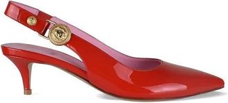Balmain Hohe Schuhe - Slingback Pumps - Gr. 37 (EU) - in Rot - f&uuml;r Damen