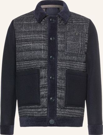 Distretto 12 Distretto 12 Overjacket Urban Gent Im Materialmix blau