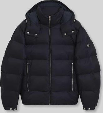 HUGO BOSS Regular Fit Daunenjacke mit abnehmbarer Kapuze