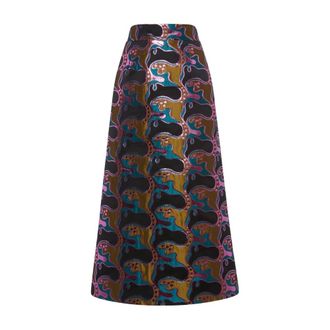 La DoubleJ Baia Rock - - Skirts - Damen - Mehrfarbig - XS