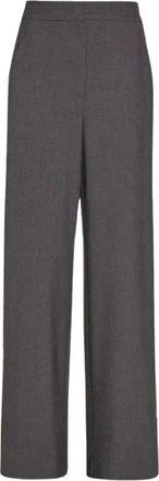 Simona Corsellini Pantalon large - Femme - Pantalons - Gris - Taille: 34 FR