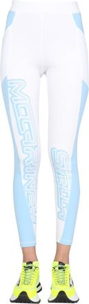 Stella McCartney Logo-Print Leggings - White