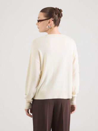 Only Rundhalspullover ONLBee (1-tlg) Ziersteine