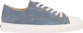 Moschino unisex, Chaussures, Bleu, Taille: 38 EU Baskets en denim floqu&eacute;