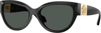 Versace Lunettes de soleil Ve4524U - Femme - Accessoires - Noir - Taille: 56 MM