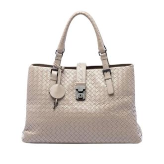 Bottega Veneta Pre-owned Roma Tote - Femme - Pre-owned - Beige - Taille: ONE Size