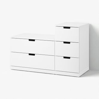 IKEA NORDLI Kommode mit 5 Schubladen