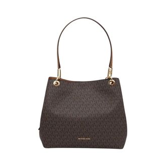 Michael Kors Kensington Grand Sac Cabas Signature - Femme - Sacs - Brun - Taille: ONE Size