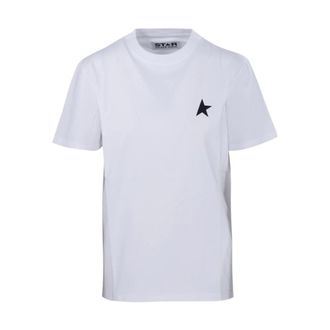 Golden Goose Femme, Tops, Blanc, Taille: 38 FR T-Shirt Regular White Star