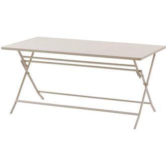 Hesperide Hesperide - Table de jardin pliante rectangulaire Greensboro argile 6 places en acier - Hesp&eacute;ride
