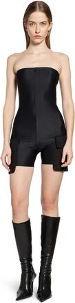 Courr&egrave;ges Tech Jersey Cargo Bodysuit
