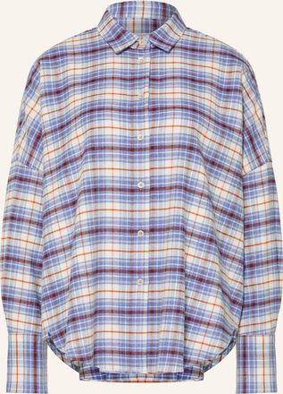 Robert Friedman Robert Friedman Oversized-Hemdbluse Caryl Aus Flanell blau