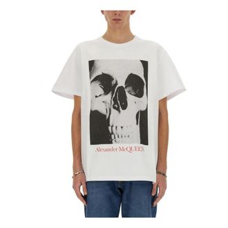 Alexander McQueen T-Shirt - - Tops - Herren - Wei&szlig; - L