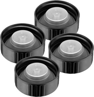 SOLUSTRE Poly Dichtungsschraubenkappen 4 St&uuml;ck 1.5 cm Runde Flaschendeckel Mit Auslaufsicherer Abdichtung F&uuml;r Wein- Und Bierflaschen Brauzubeh&ouml;r