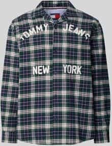 Tommy Jeans Relaxed Fit Freizeithemd aus reiner Baumwolle