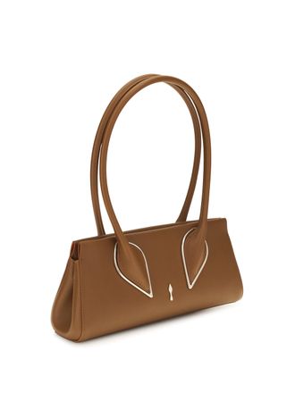 Christian Louboutin Womens Venus Shoulder Bag Cuoio Calf Leather Bos Taurus