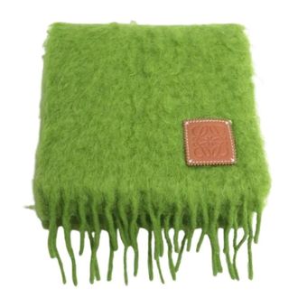 Loewe Foulard en nylon Pre-owned - Femme - Pre-owned - Vert - Taille: ONE Size