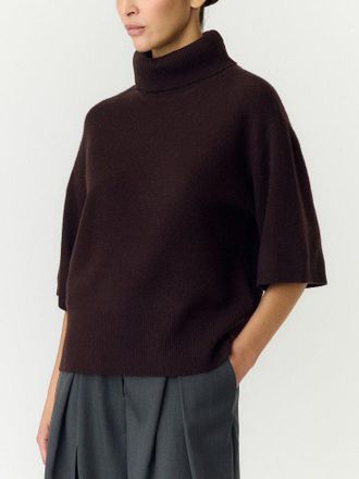 Y.A.S Strickpullover YASEMILA 2/4 WOOL KNIT PULLOVER S. NOOS regular fit, reine Wolle