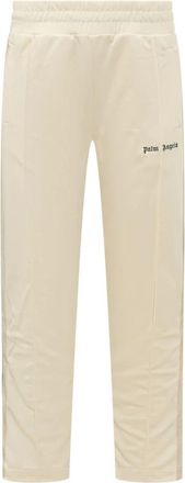 Palm Angels Homme, Pantalons, Beige, Taille: L Classic Logo Track Pants