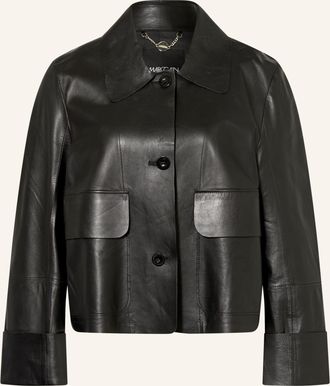 Marc Cain Lederjacke schwarz