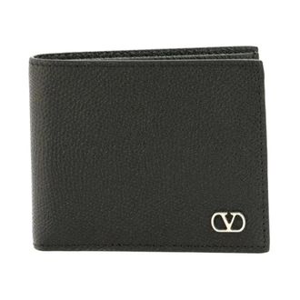 Valentino V Logo Signature Geldb&ouml;rse Nur Karten - - Accessories - Herren - Schwarzk - ONE SIZE