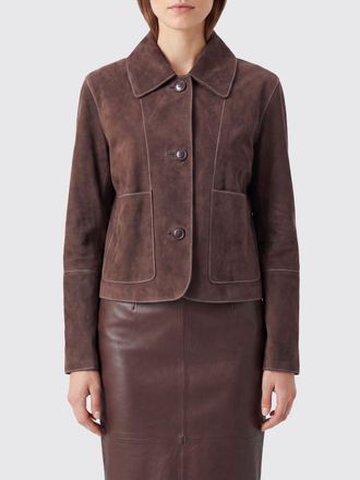 Parosh Kurze Wildlederjacke P. A.R. O.S. H. mit aufgesetzten Taschen