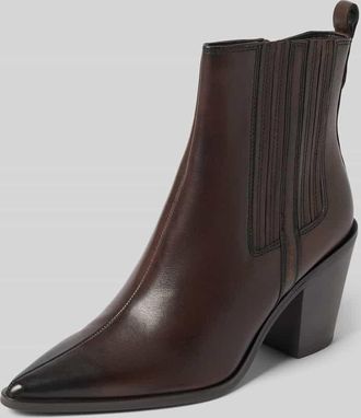 Tamaris Stiefelette aus Rindnappa mit Blockabsatz