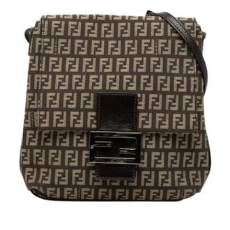 Fendi Pre-owned Canvas Crossbody Bag - - Pre-owned - Damen - Braun - ONE SIZE