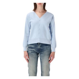 Maison Margiela Cardigan Pressed - - Knitwear - Damen - Blau - S