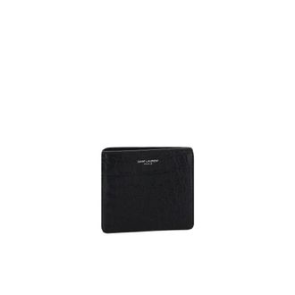 Saint Laurent Gepr&auml;gte Monogramm Billfold Brieftasche - - Accessories - Herren - Schwarzk - ONE SIZE
