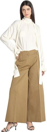 Ql2 Quelledue QL2 Quelledue, Femme, Pantalons, Beige, Taille: 44 FR Melody Trouser
