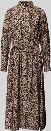 Marc Cain Midikleid mit durchgehender Knopfleiste