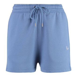 Maison Kitsuné Femme, Shorts, Bleu, Taille: 36 FR Cotton Shorts