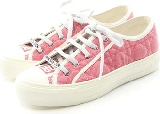 Dior baskets WalknDior à design matelassé - Rose