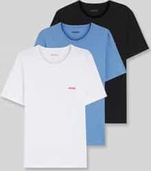 HUGO BOSS Regular Fit T-Shirts aus reiner Baumwolle im 3er-Pack