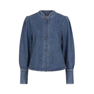Dante6 Piper Blouse - - Blouses & Shirts - Damen - Blau - S
