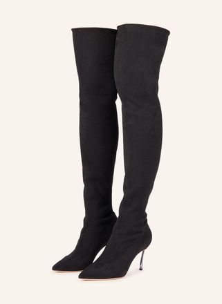 Casadei Casadei Overknee-Stiefel schwarz