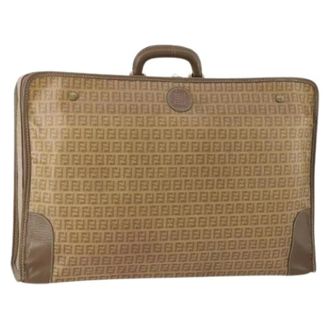 Fendi Sac Trunk Pre-owned - Femme - Pre-owned - Beige - Taille: ONE Size