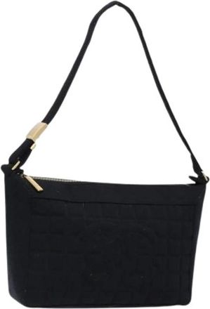 Chanel Pre-owned Coton sacs-chanel - Femme - Pre-owned - Noir - Taille: ONE Size