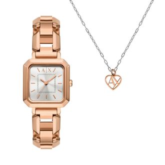 A|X Armani Exchange Uhr Armani Exchange Leila AX7167SET Goldfarben