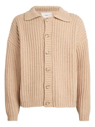 Commas cardigan Stadium en maille ajour&eacute;e - Tons neutres