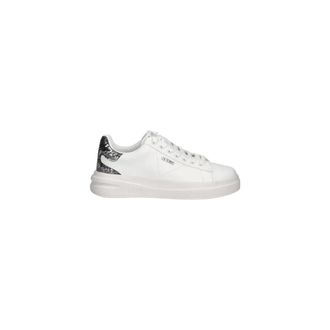Guess Femme, Chaussures, Blanc, Taille: 37 EU Baskets &agrave; Lacets en Cuir et Polyester