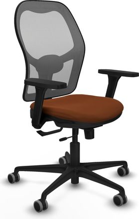 Piqueras y Crespo Moderner B&uuml;rostuhl mit 3D-Armen, h&ouml;henverstellbare Lendenwirbelst&uuml;tze, ausgestattet mit Syncro/Traslack und eingespritztem Schaum. Mit Rollen von 65 m