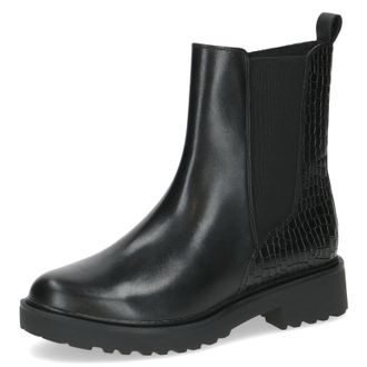 Caprice Caprice Damen Stiefeletten mit Reißverschluss Thermosohle, Schwarz (Black Comb), 42 EU