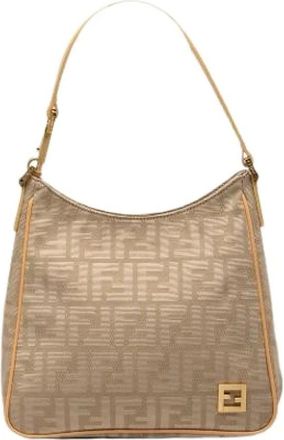 Fendi Sac bandouli&egrave;re en toile Pre-owned - Femme - Pre-owned - Beige - Taille: ONE Size
