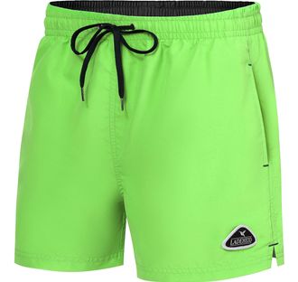 Ladeheid Herren Badehose Badeshorts Schwimmhose Bademode Strandmode LAZA1003 (Hellgr&uuml;n Schwarz, XL)